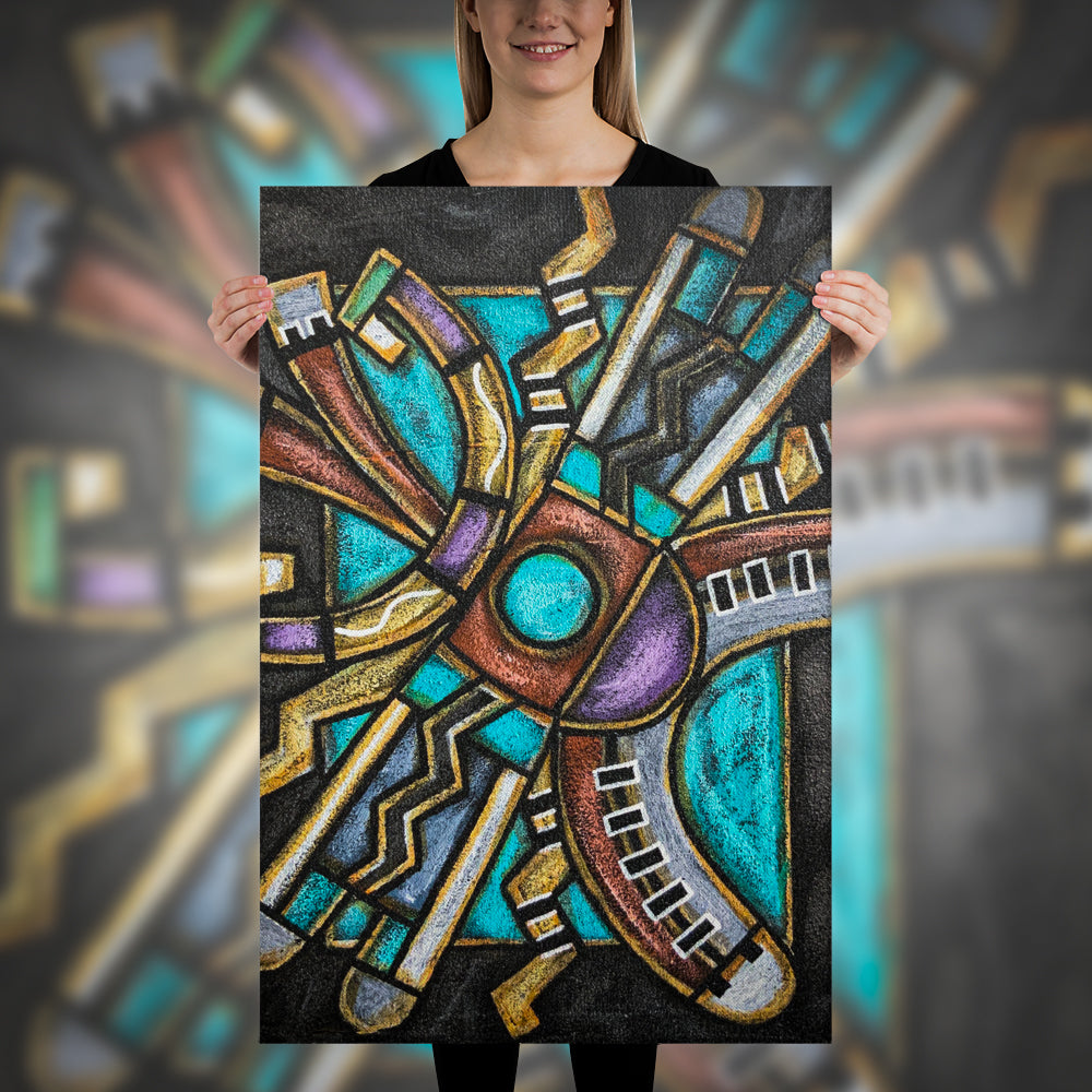 Hopi Water Symbol's Canvas Print – Waterbird Studios